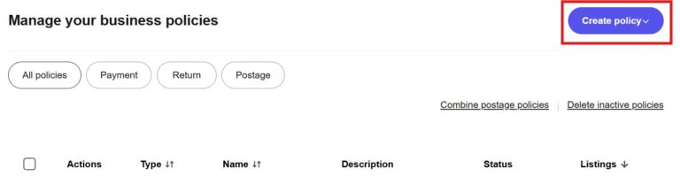 How to set up eBay Business Policies for 2025 - Webinterpret - Your ...